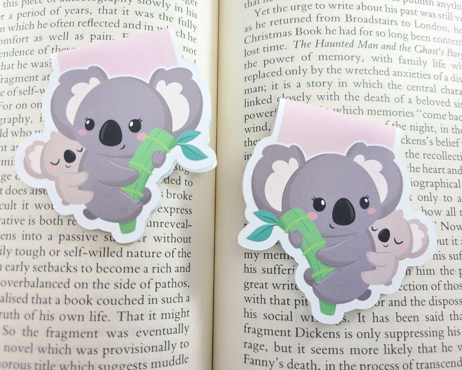 Koala and Baby Bookmark, Koala Planner Clip, Cute Koala Themed Bookmark ...