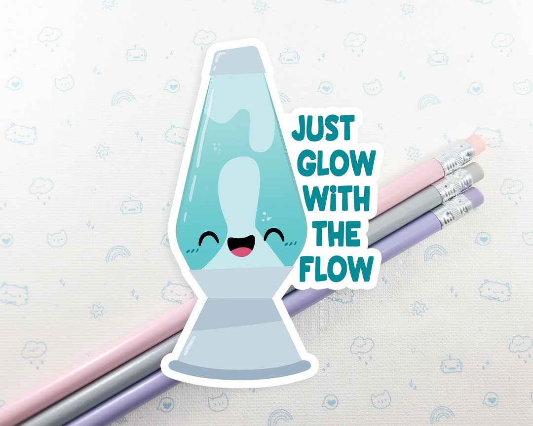 Lava Lamp Sticker, Cute Lava Lamp Decal, Laptop Sticker, Cute Pun Gift ...