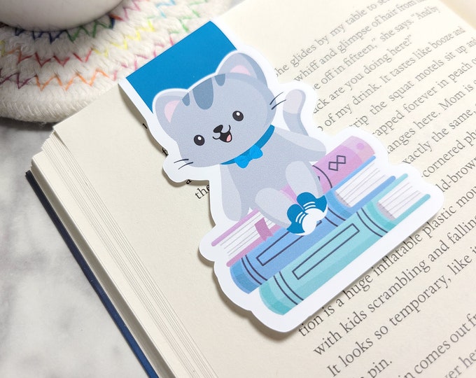 Cat Noodles Magnetic Bookmarks - Kawaii Bookmarks - Etsy Canada