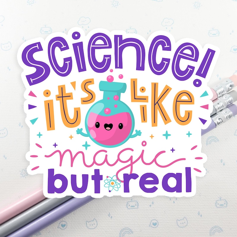 Science Stickers - Etsy
