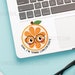 Orange Concentrate Pun Sticker, Cute Citrus Sticker, Orange Juice ...