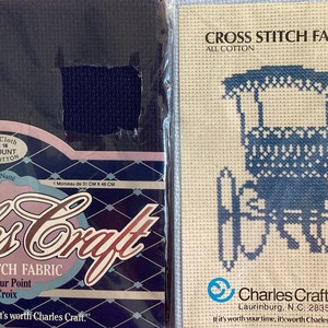 Regency, MCG, Charles Craft Counted Cross Stitch Fabric~~14 Count Aida ...