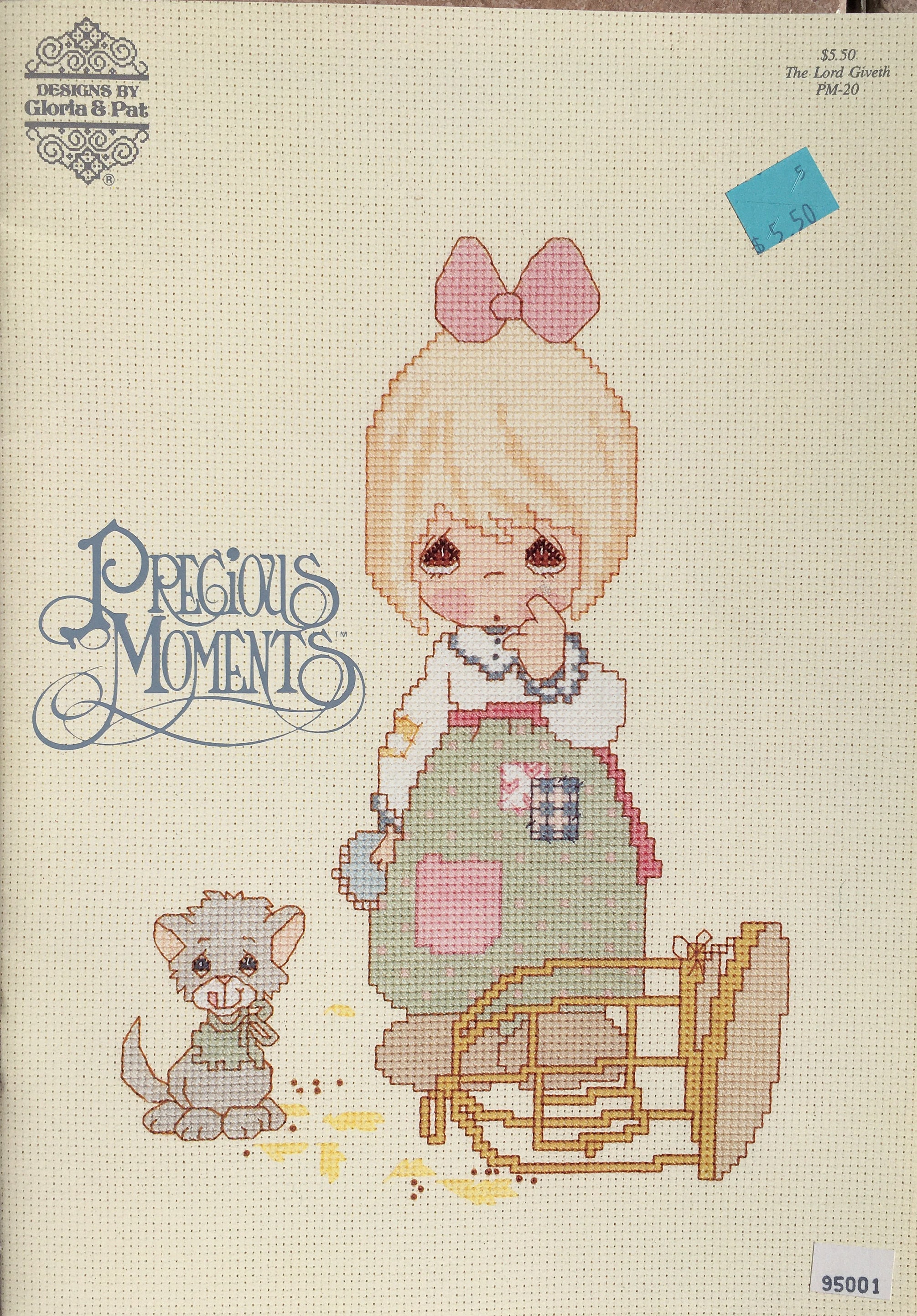 Vintage Precious Moments Cross Stitch Pattern Book PM-20 ... the Lord ...