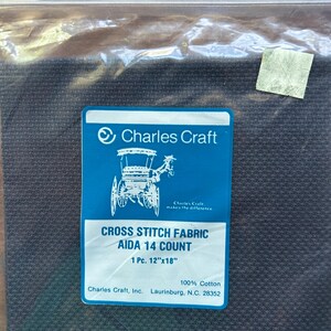 Regency, MCG, Charles Craft Counted Cross Stitch Fabric~~14 Count Aida ...