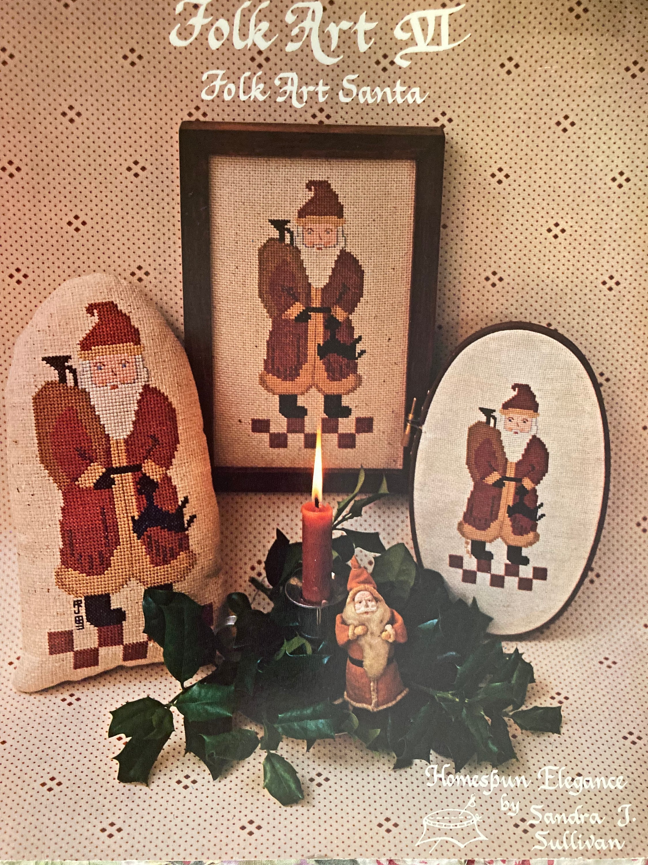 Vintage St. Nicholas/santa/father Christmas Themed Cross - Etsy