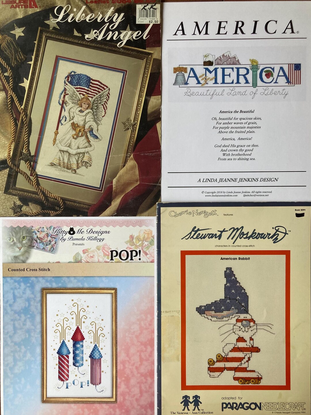 Patriotic Cross Stitch Patterns~~america, Pop, Patriotic Salutes ...