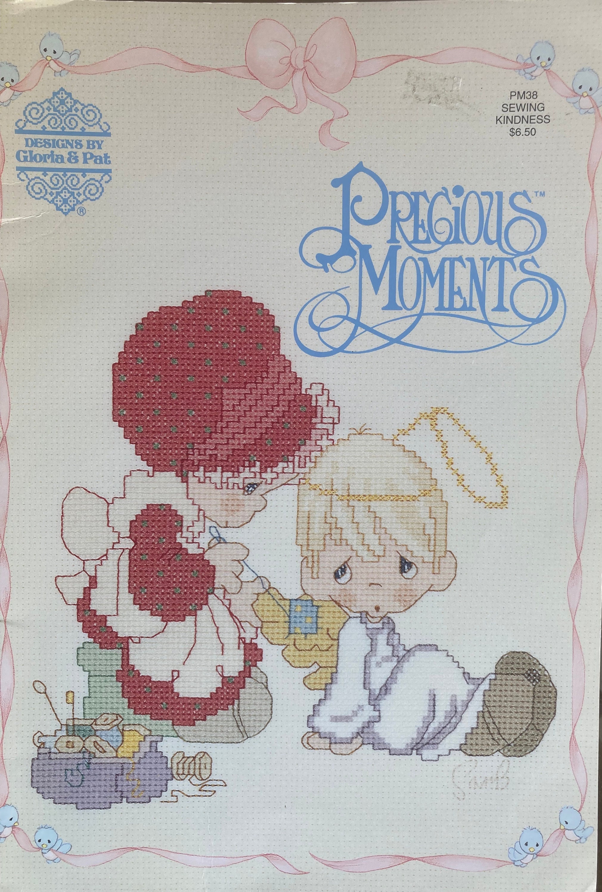 Vintage Precious Moments Cross Stitch Pattern Book PM38 ... | Etsy