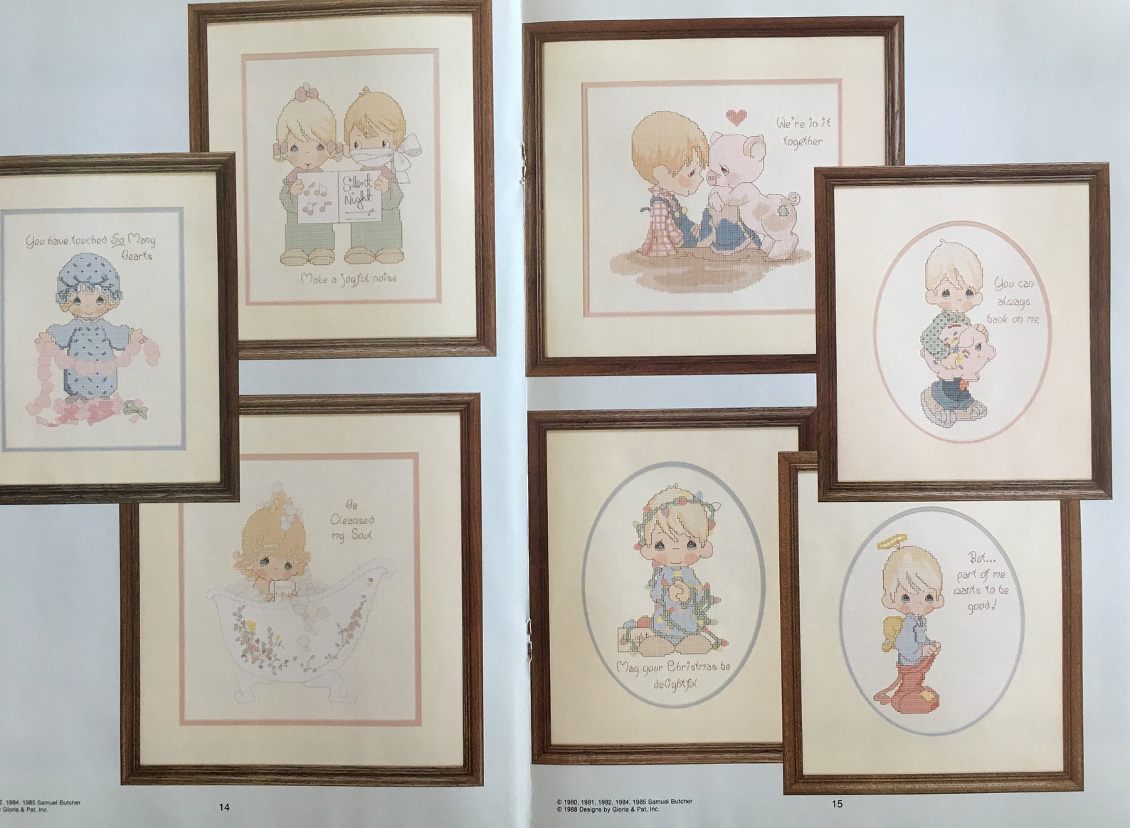 Precious Moments Vintage Cross Stitch Pattern Booklet... "keep Looking ...