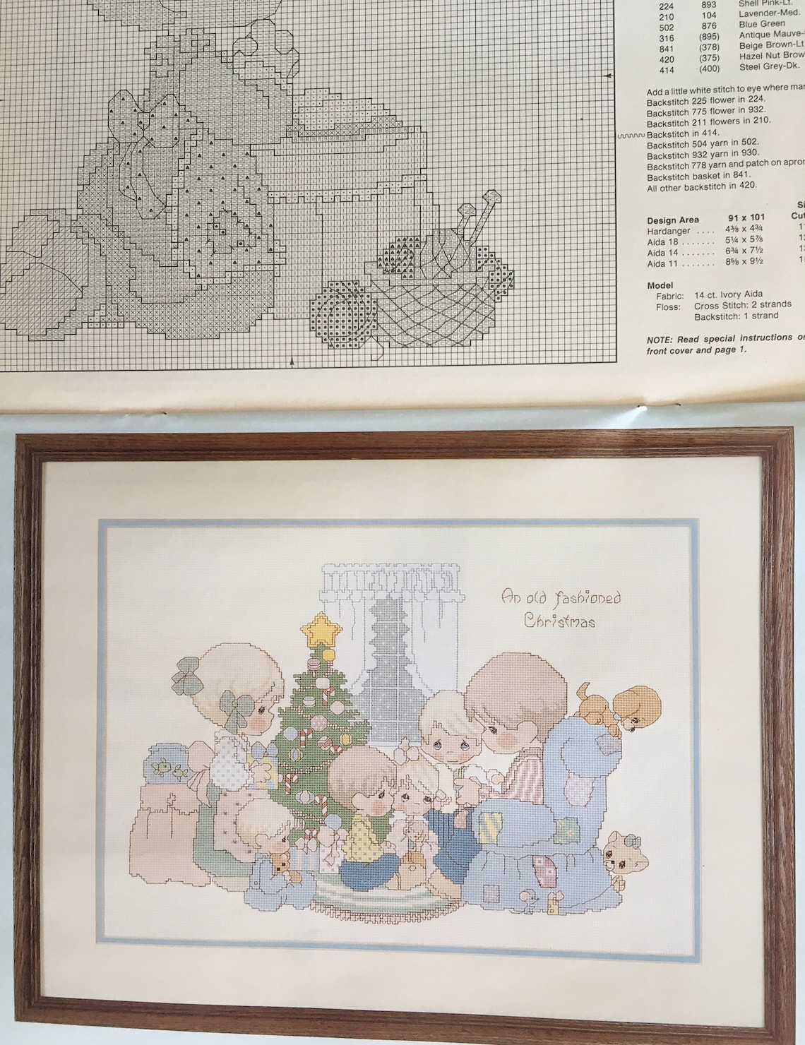 Precious Moments Vintage Cross Stitch Pattern Booklet... "keep Looking ...