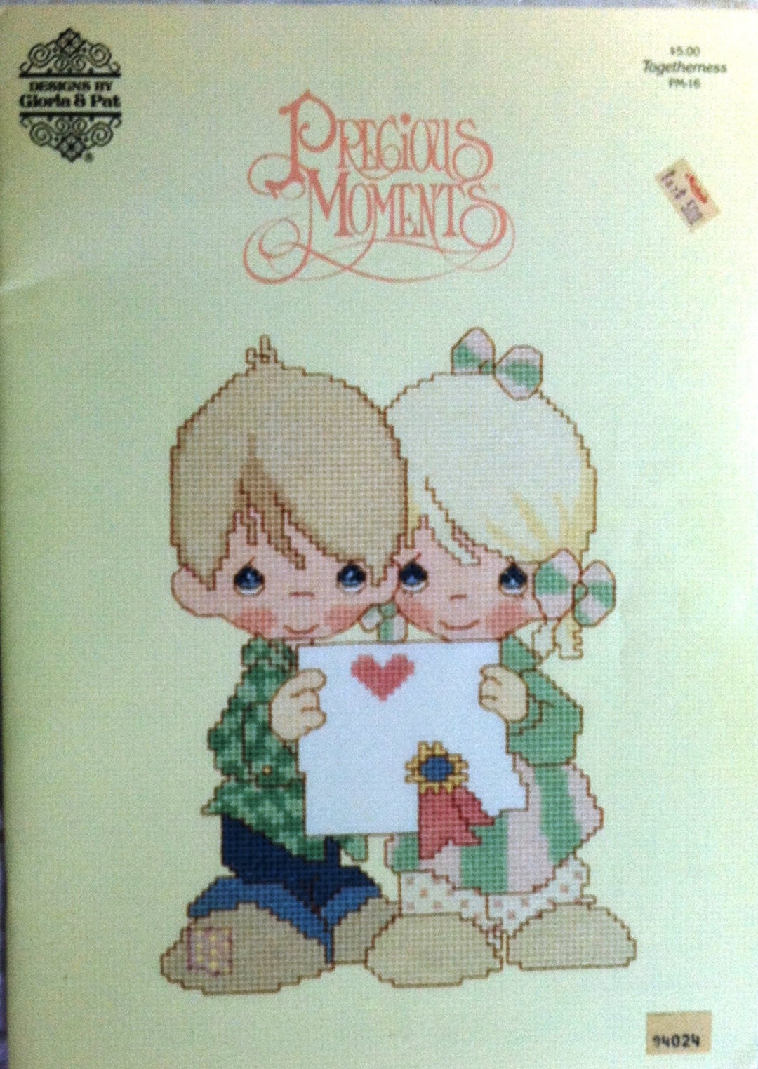Vintage Precious Moments Counted Cross Stitch Pattern Book PM-16 ...