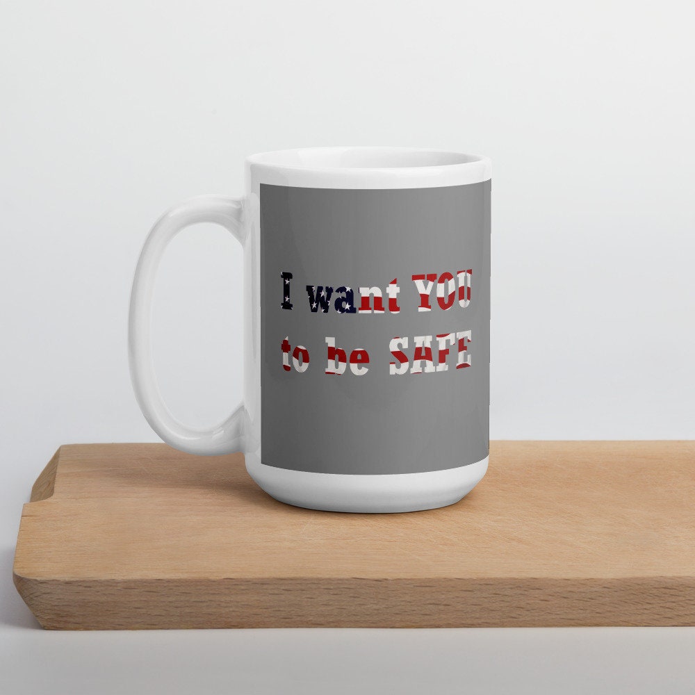 I Want YOU to Be SAFE Uncle Sam Mug - Etsy