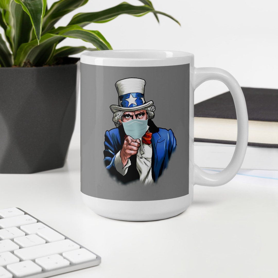 I Want YOU to Be SAFE Uncle Sam Mug - Etsy