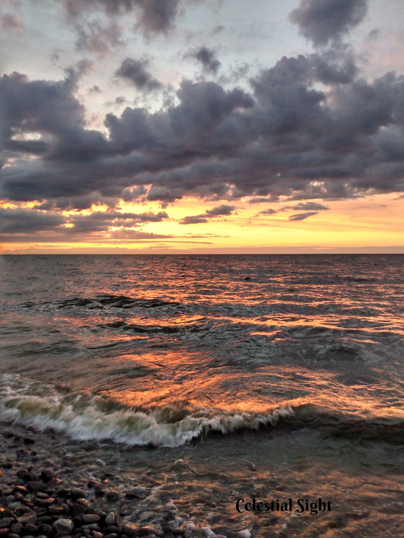 Great Lake Sunset - Digital Download - Etsy