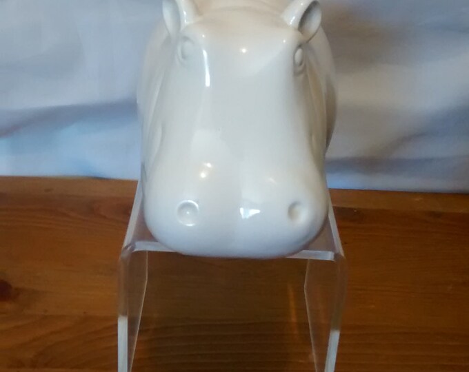 Tiffany & Co Hippo Bank White Hippo Bank From 1977 - Etsy