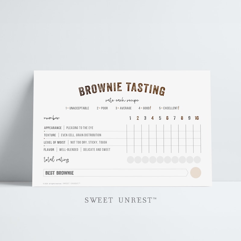 Bake off Score Cards - Etsy