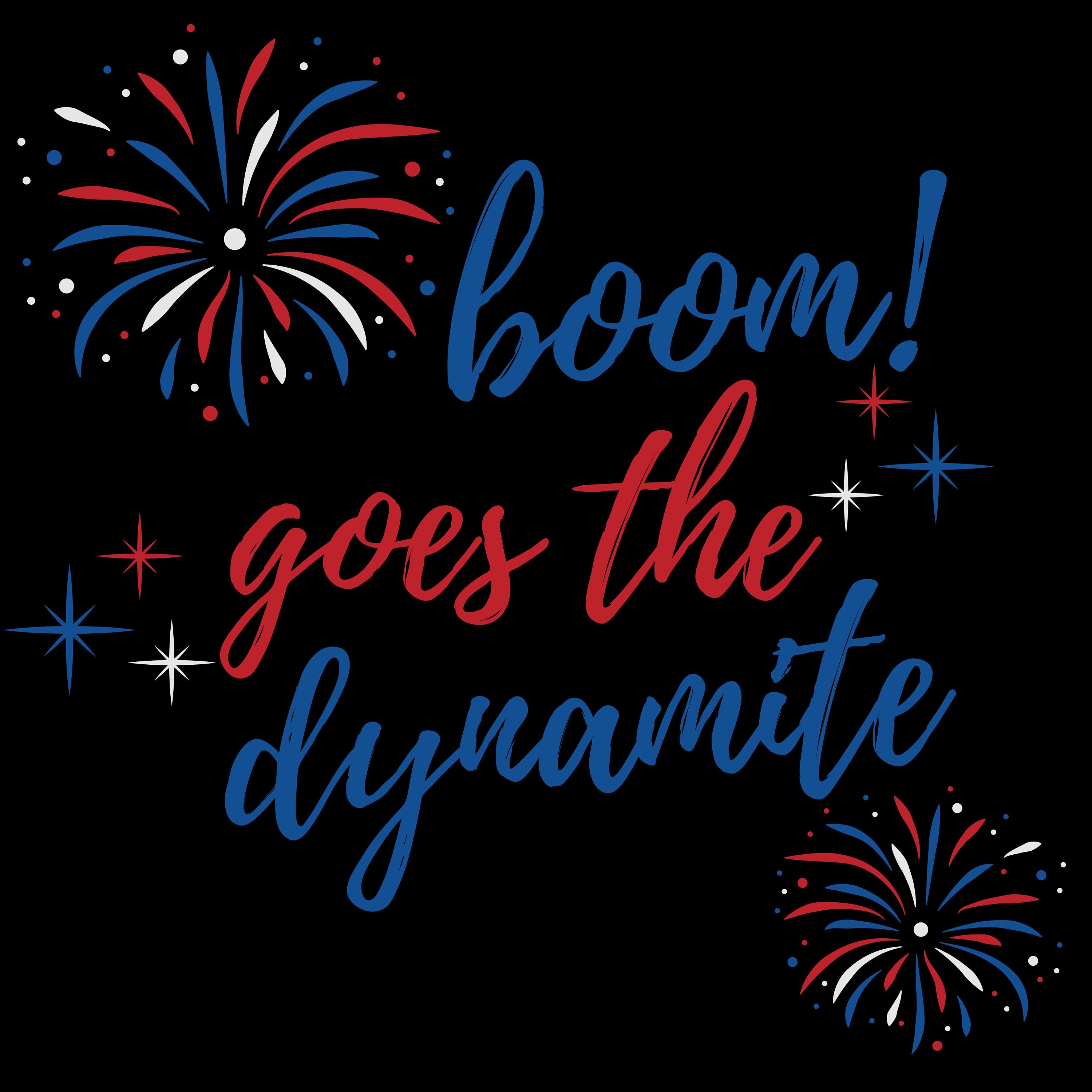 Boom Goes the Dynamite JPG PNG SVG - Etsy