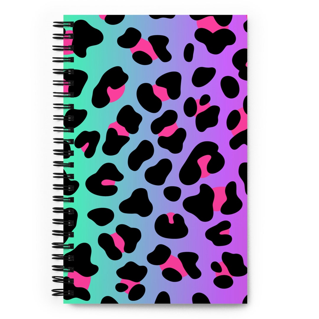 Sassy Cheetah Spiral-bound Notebook With 140 Dotted Pages - Etsy