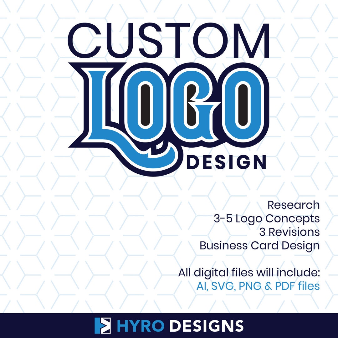 Custom Logo Design Branding & Marketing Graphic Design - Etsy