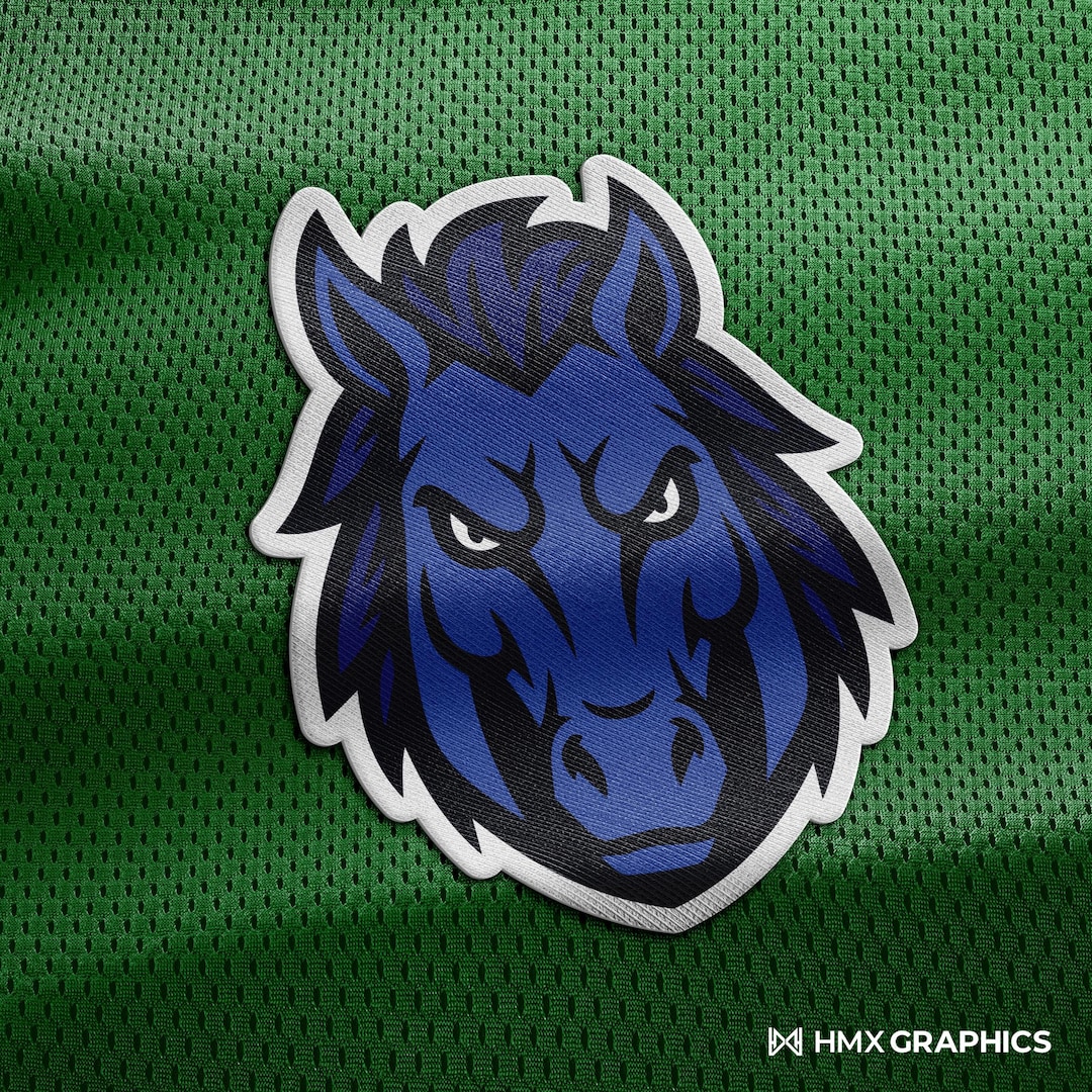 Mustang Mascot Logo | Customizable SVG & PNG Files | Sport Teams ...
