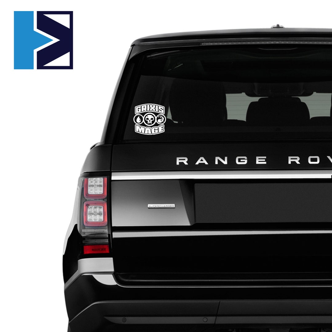 Magic the Gathering Vinyl Car Decals MTG Decals Tri-color Mages Swamp ...