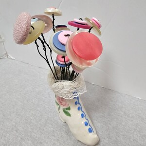 Mini Shoe Button Bouquet - Etsy