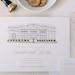 SARAH Simple Calligraphy Venue Illustration Save the Date - Etsy