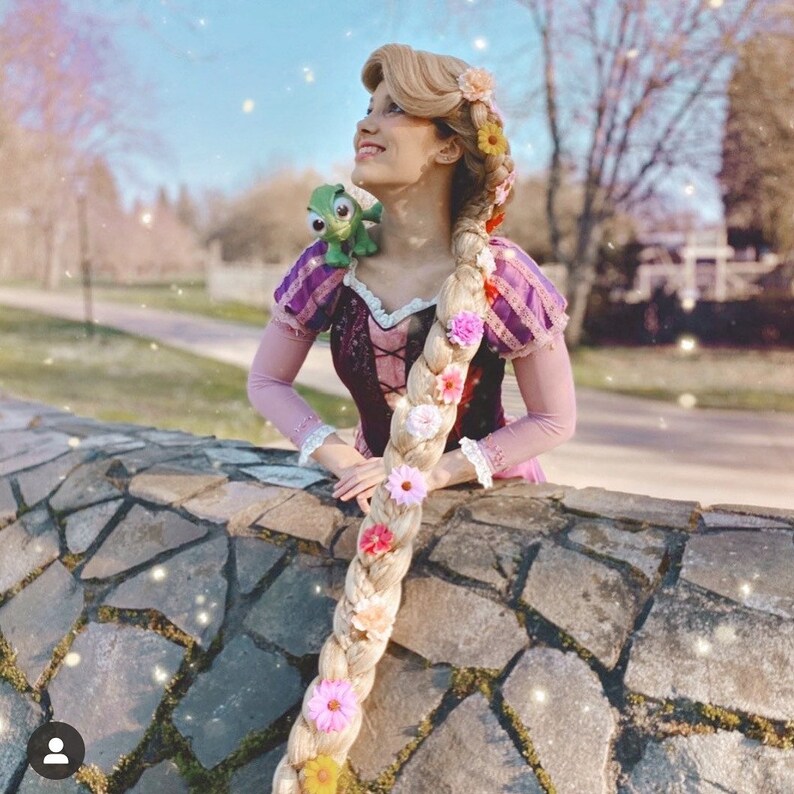 Rapunzel Wig Lace Front Etsy