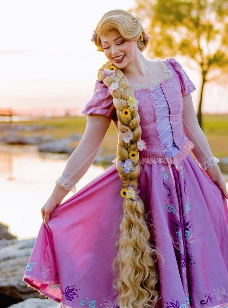 Rapunzel Wig Lace Front Etsy