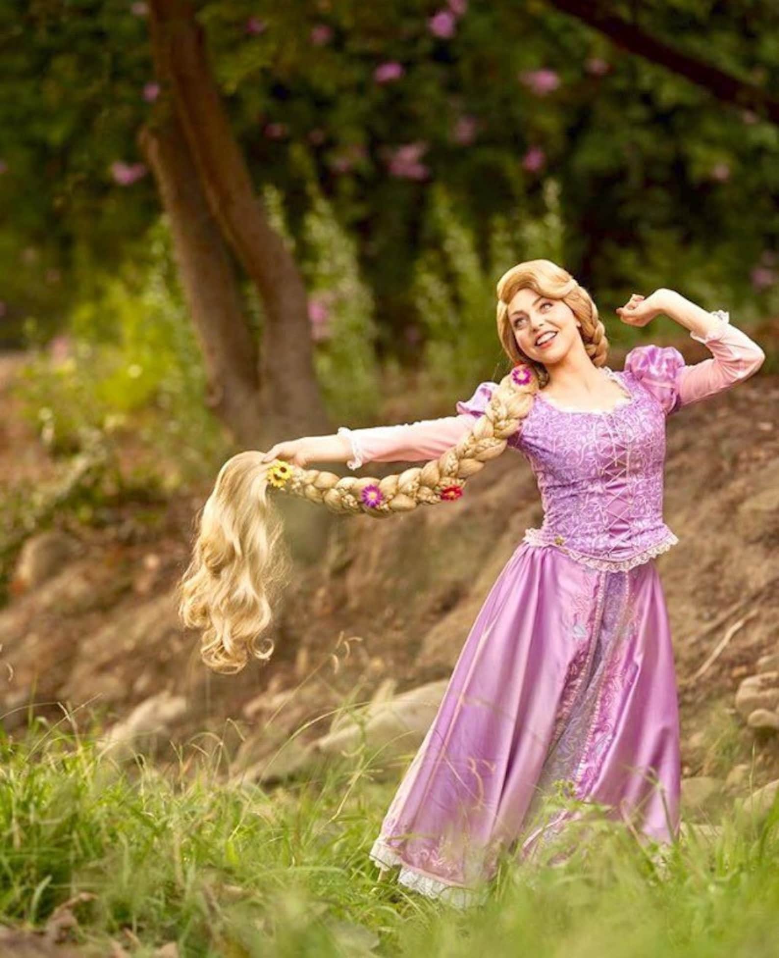 Rapunzel Wig lace Front - Etsy