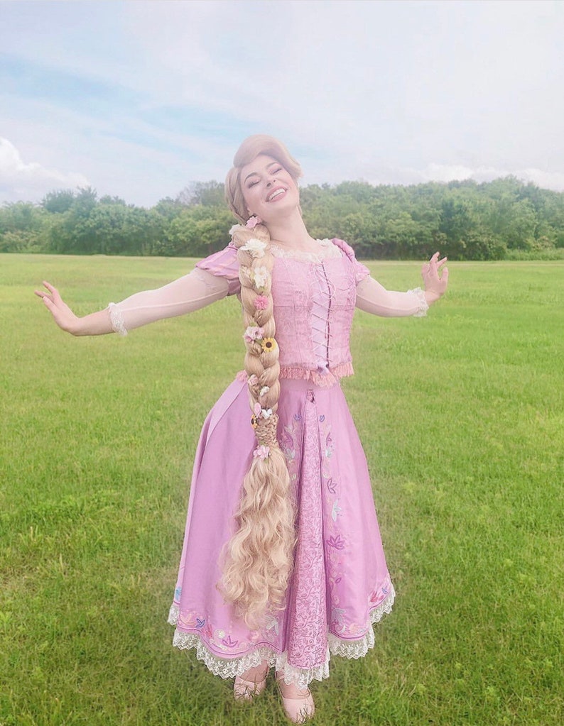 Rapunzel Wig Lace Front Etsy
