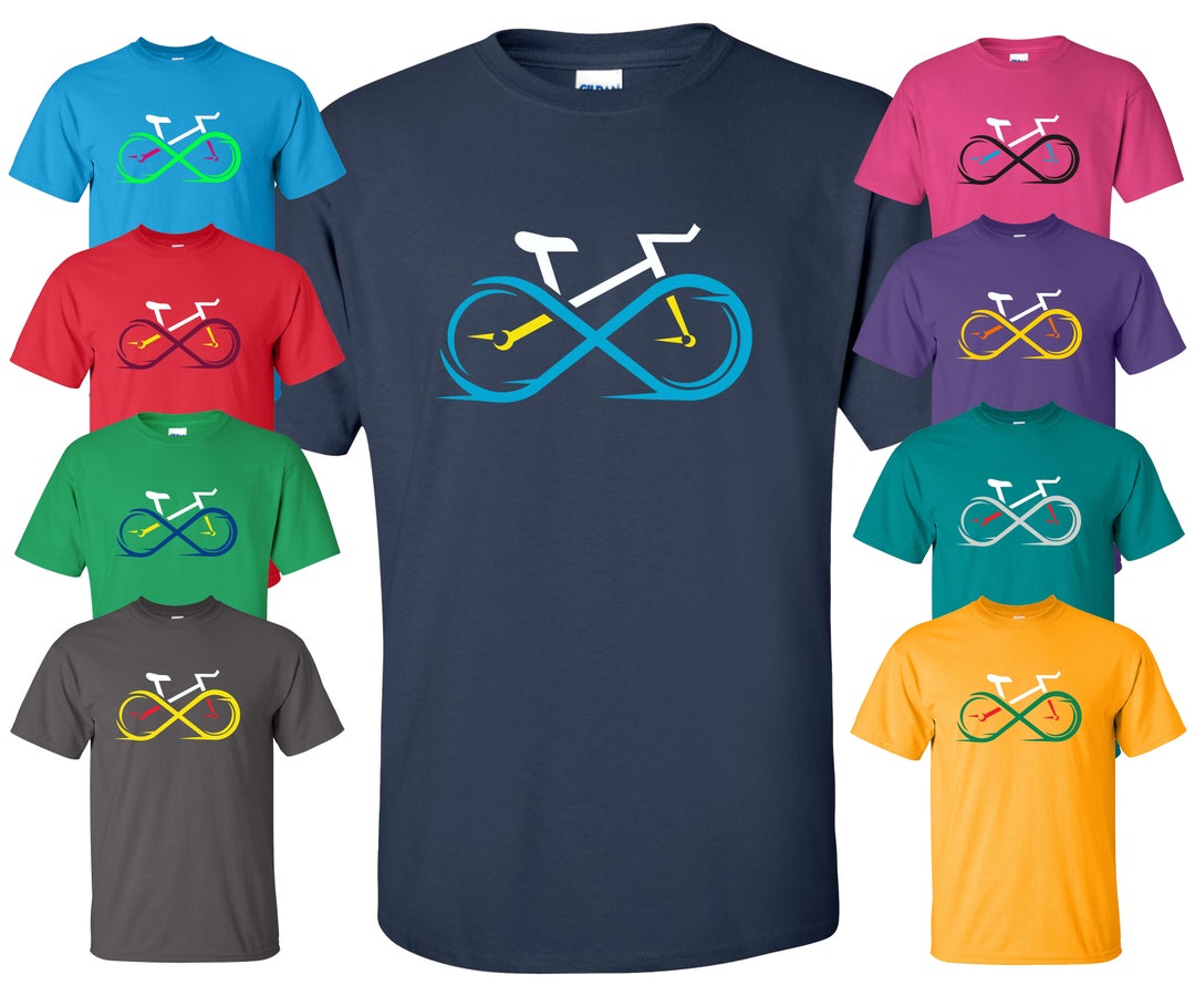 New "ride Forever" Bicycle T-shirt | Available in Sizes S-4XL ...
