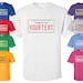 Personalized License Plate T-shirt With Your Custom Text Available in ...