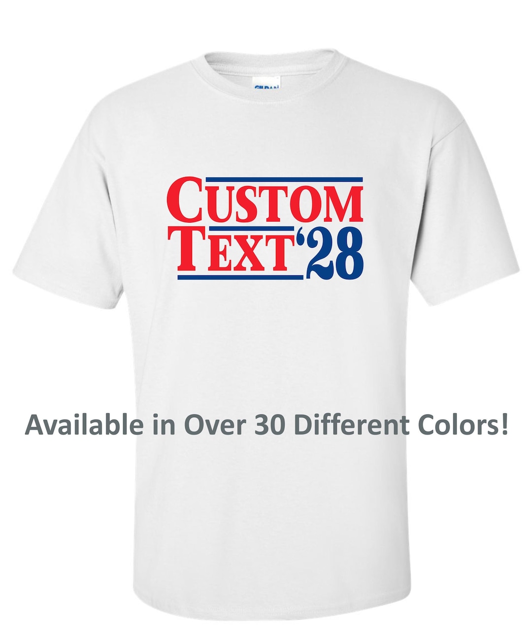 Custom Election T-shirt (any Names & Year) | Choose From Over 30 Shirt ...