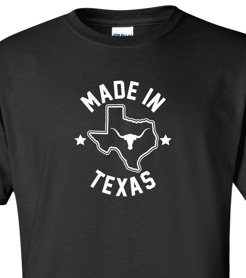 New made in Texas T-shirt Choose From Over 30 - Etsy
