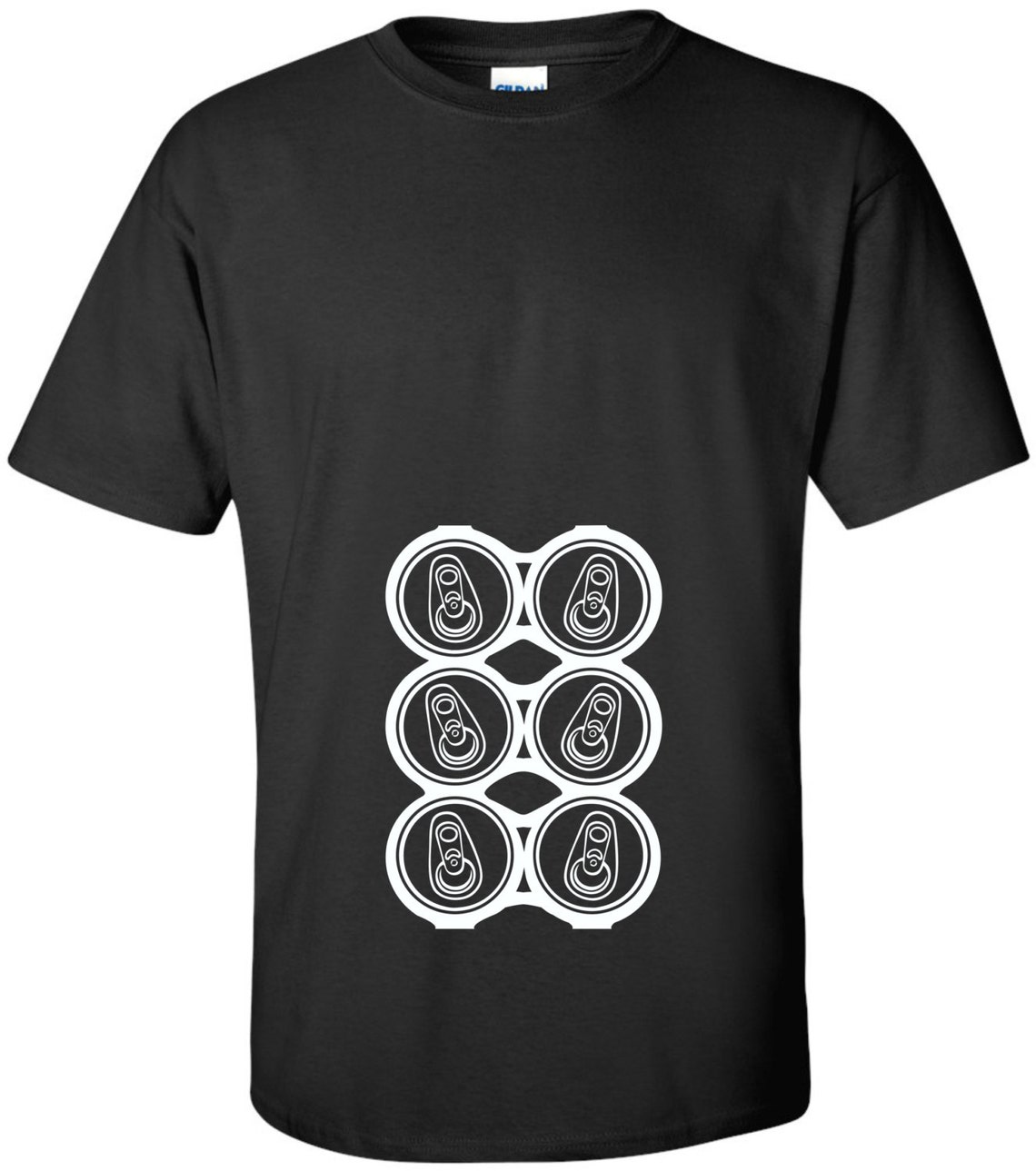 New "six Pack Abs" T-shirt | Available in Sizes S-4XL | Available in 5 ...