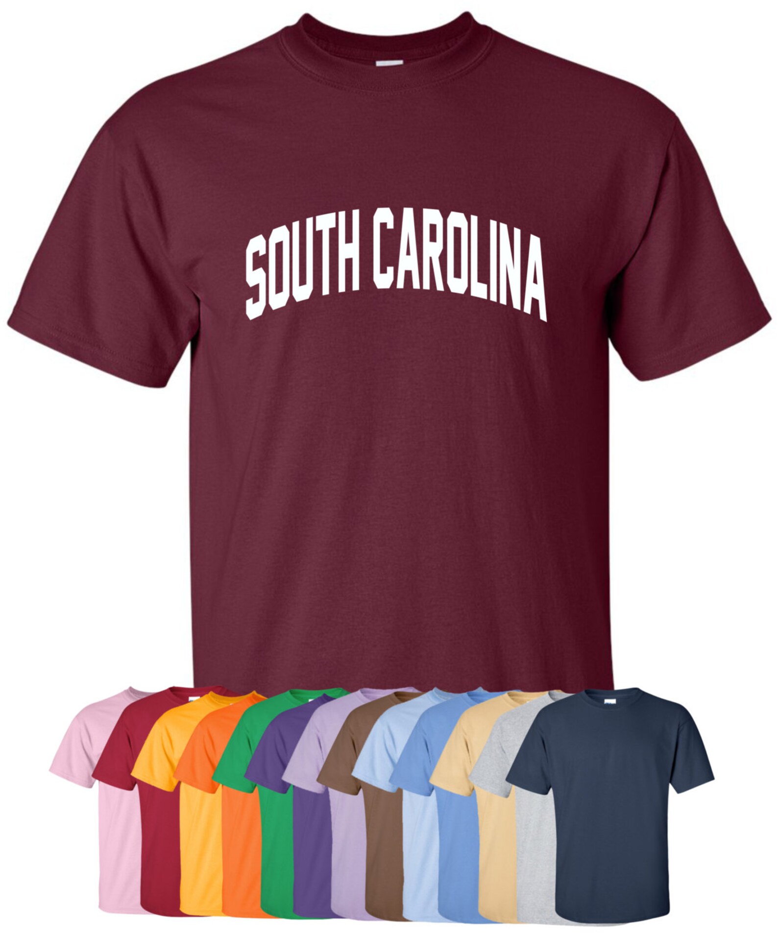 New South Carolina T-Shirt Choose From Over 30 | Etsy