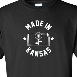 New "made in Kansas" T-shirt | Choose From Over 30 Shirt Colors & 15 ...