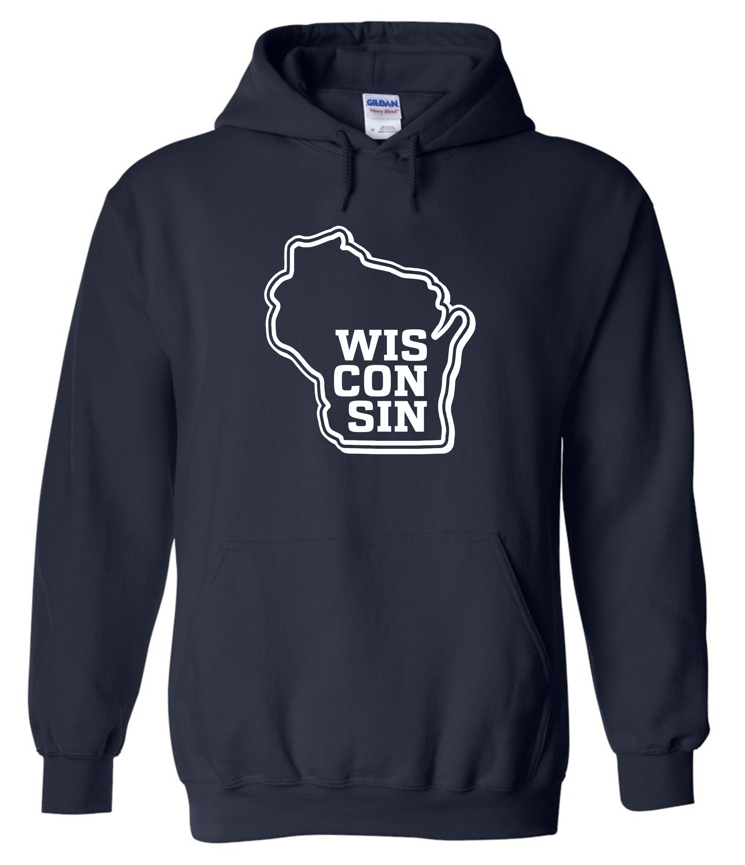 New "wisconsin" T-shirt or Hoodie | Sizes S-4XL | Available in 3 Styles ...