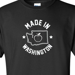New "made in Washington" T-shirt | Choose From Over 30 Shirt Colors ...