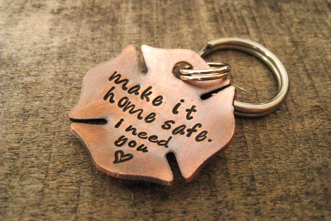 Firefighter Key Chain, First Responder Gift, Fireman Gift, Fireman ...