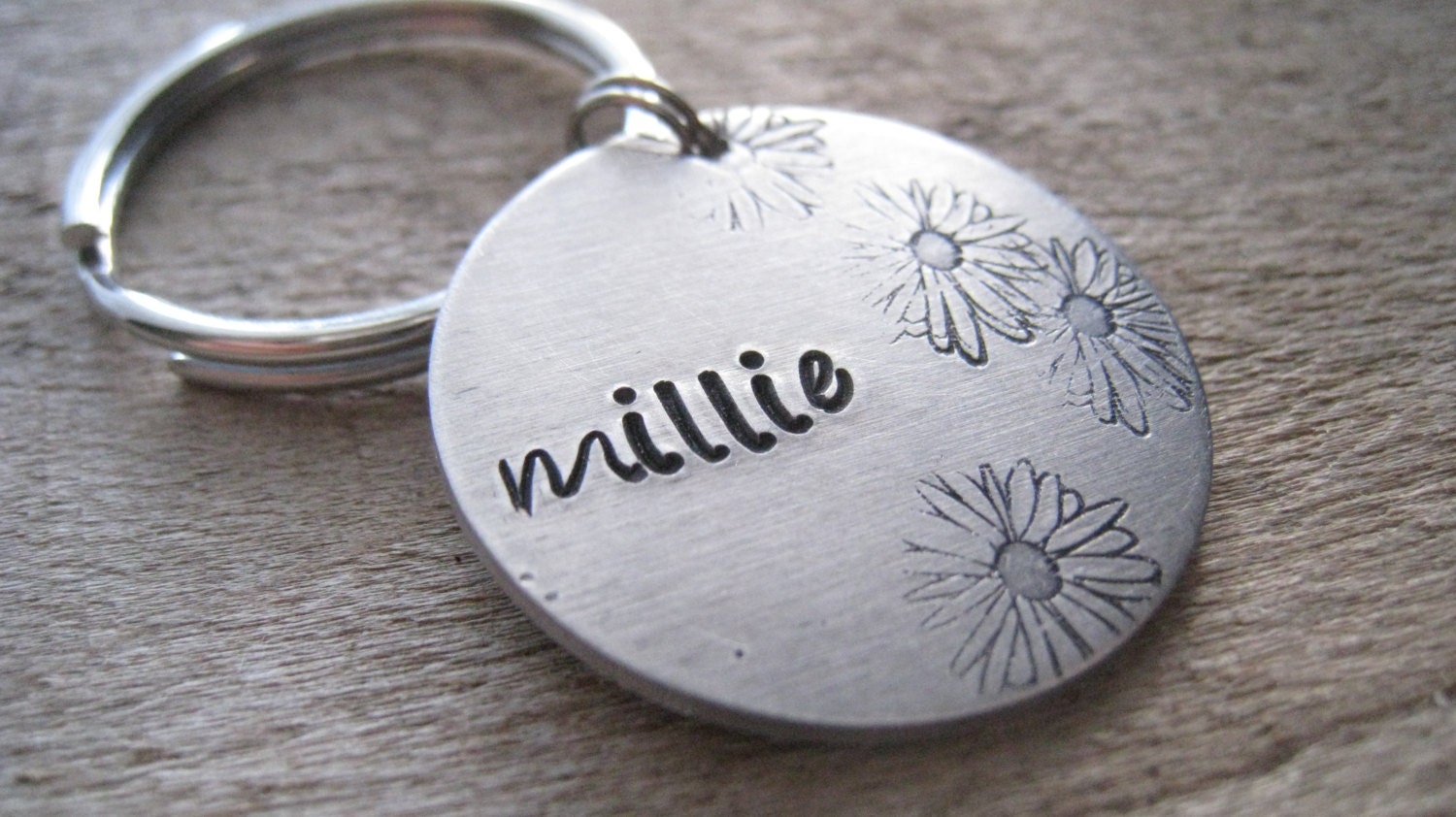 The MILLIE Hand Stamped Pet ID Tag Personalized Pet/dog - Etsy