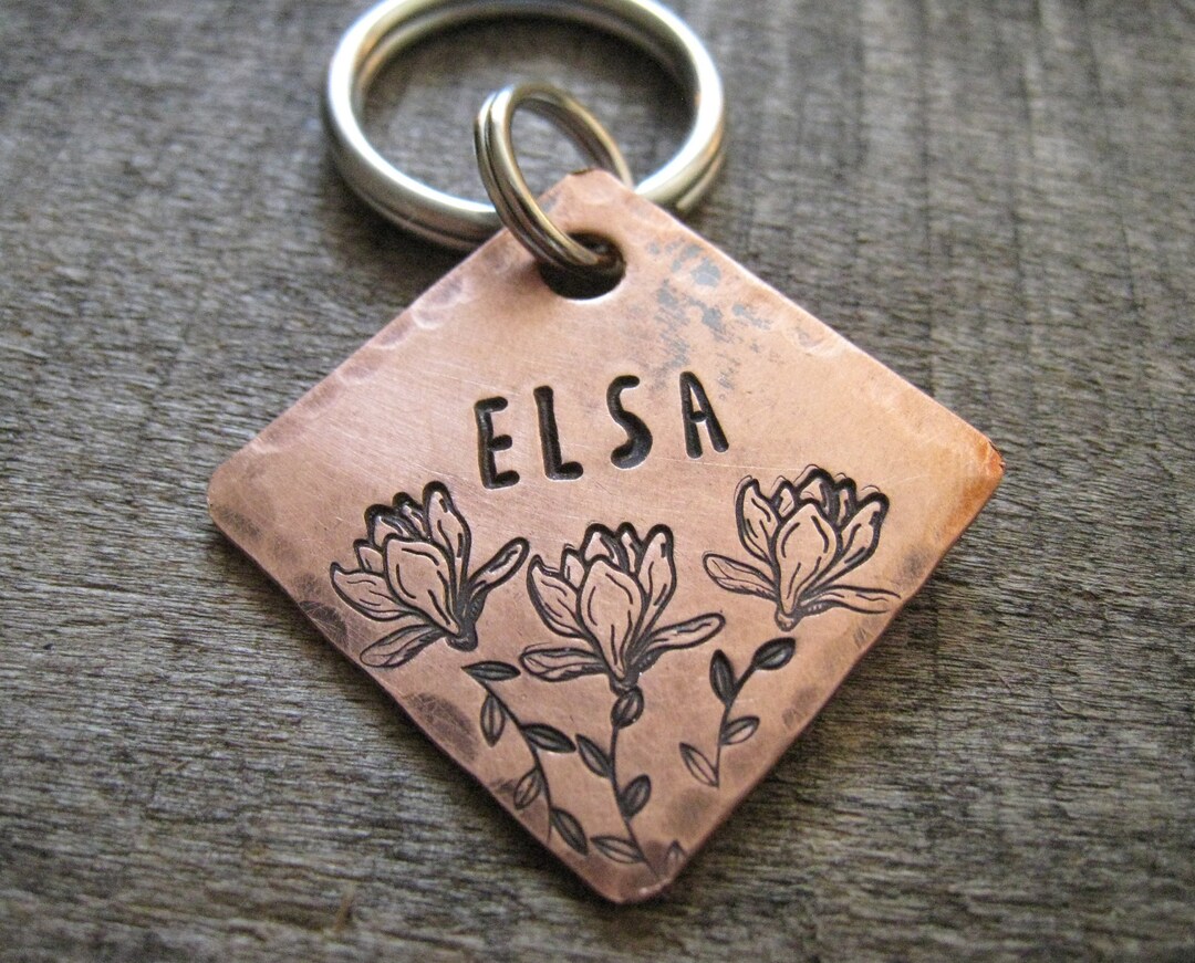 Custom Dog Tag, Pet ID Tag, Personalized Pet Tag, Sqaure Dog Tag ...