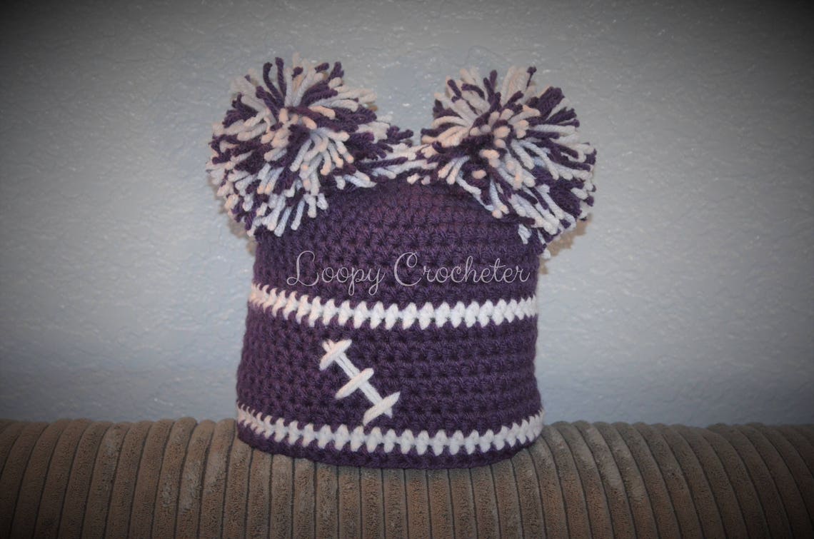 Professional Football Fan Beanie Baby Football Beanie Child - Etsy