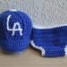 Los Angeles Dodgers Inspired Baby Set, Baby Baseball Cap, Baby Gift Set ...