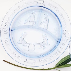 Vintage Dinnerware Set of Three Mother Goose Nursery Rhymes A Tiara ...