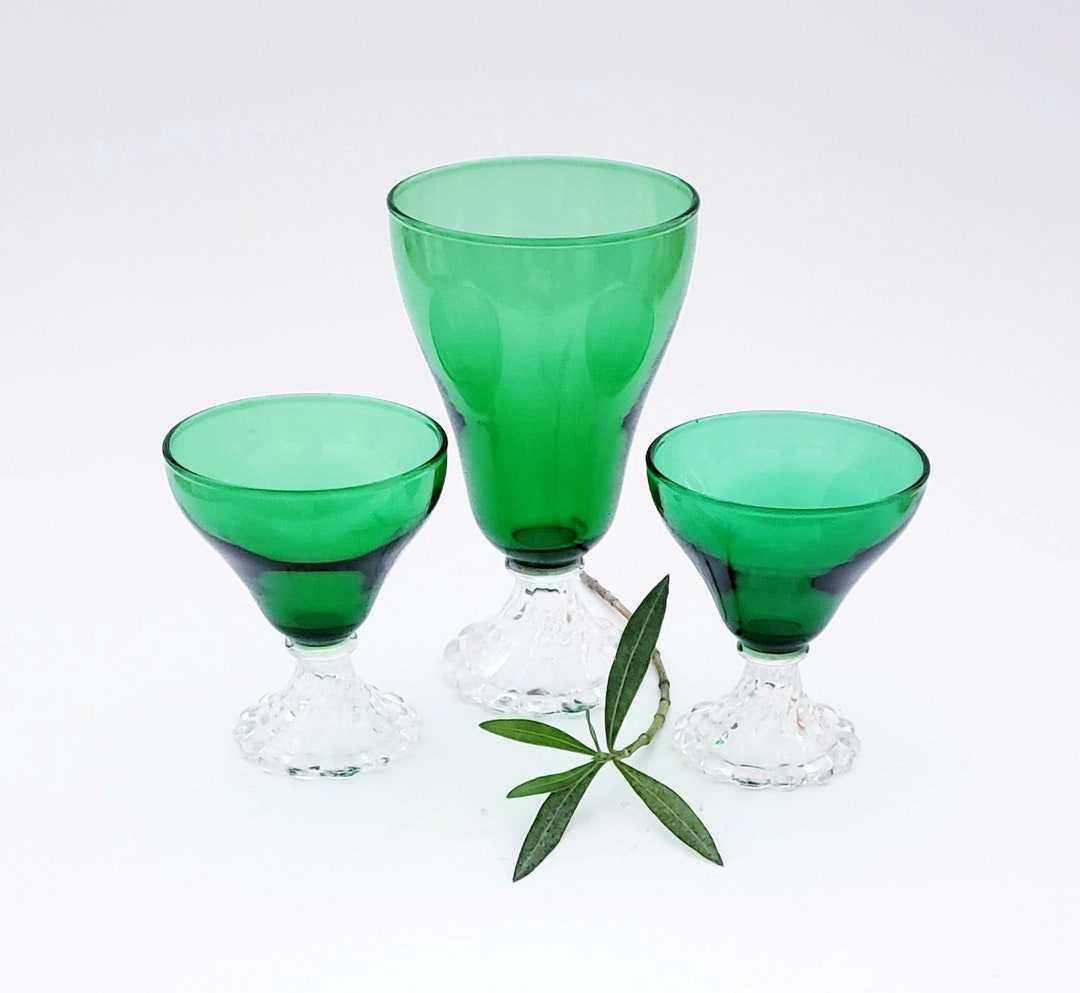 Vintage Anchor Hocking Glassware Burple Pattern Depression Glass ...