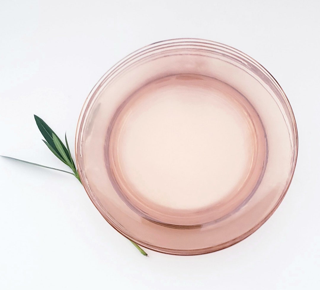 Vintage Pink Dinner Plates by KIG Blush Pastel Set of Six/vintage Blush ...
