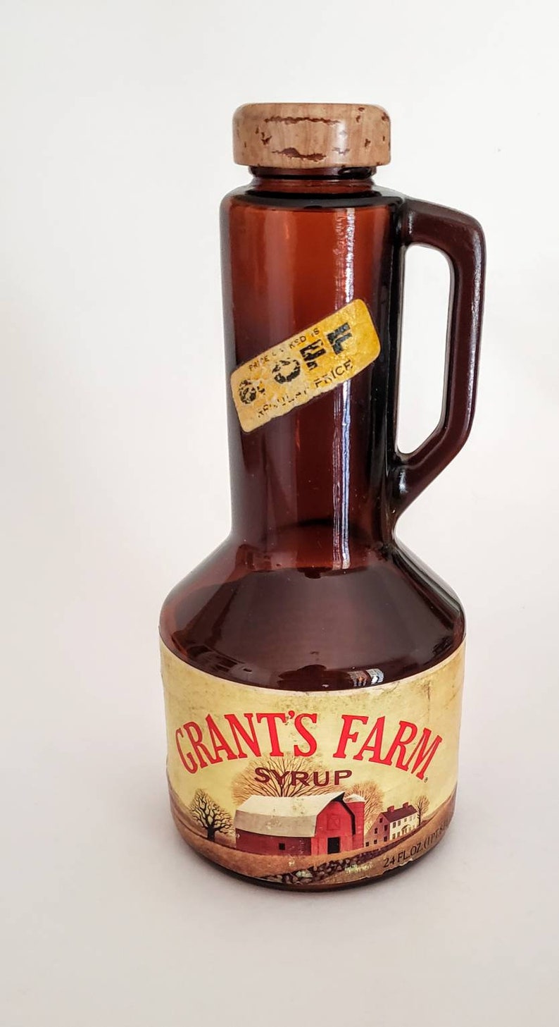 Syrup Bottle circa 1968 Rare/Vintage Grant's Farm Syrup | Etsy