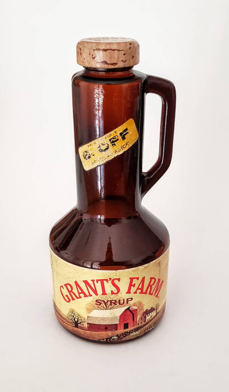 Syrup Bottle circa 1968 Rare/Vintage Grant's Farm Syrup | Etsy