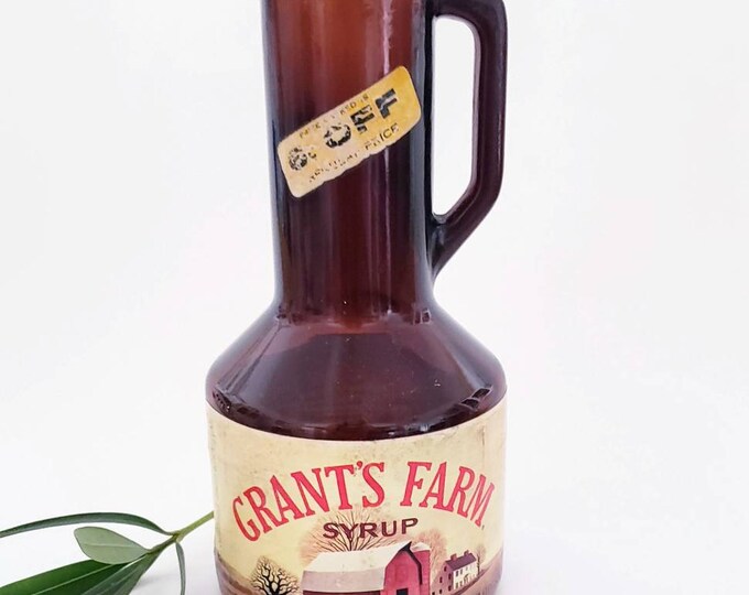 Syrup Bottle Circa 1968 Rare/vintage Grant's Farm Syrup Bottle With Cap ...